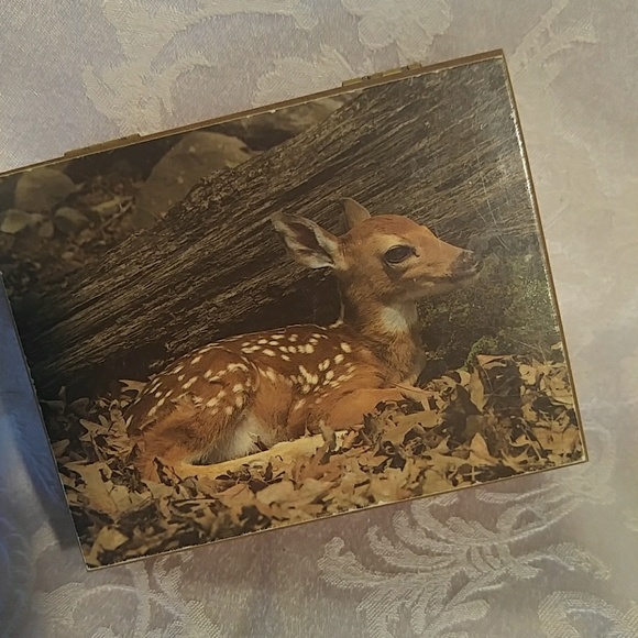 Accents | Vintage Fawn Cedar Box | Poshmark